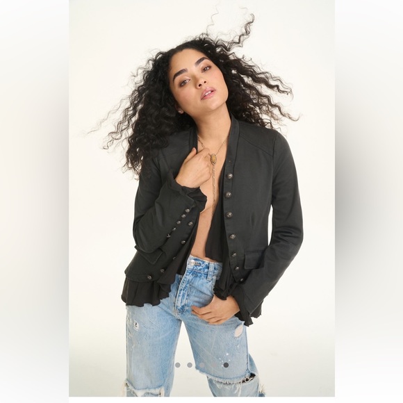 Free People | Jackets & Coats | Free People Nwt Ruffles Romance Jacket ...